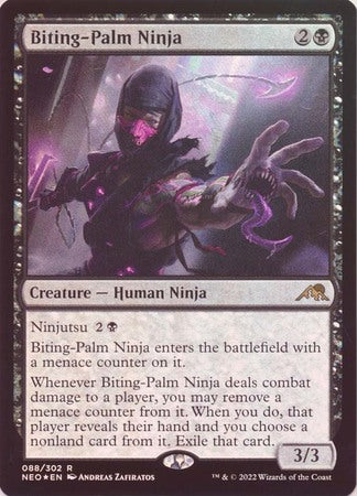 Biting-Palm Ninja 088/302 - Foil – Troll and Toad