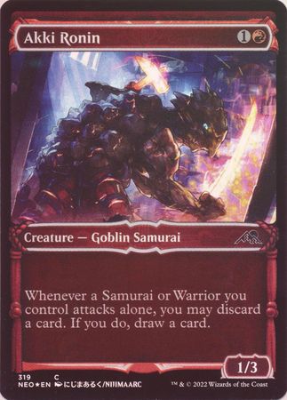 Akki Ronin 319 - Showcase Samurai Frame - Foil – Troll and Toad