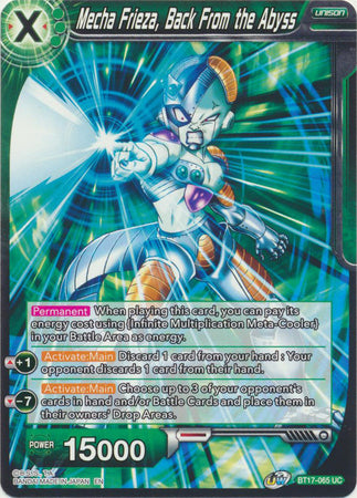 Mecha Frieza, Back From the Abyss - BT17-065 - Uncommon – Troll and Toad