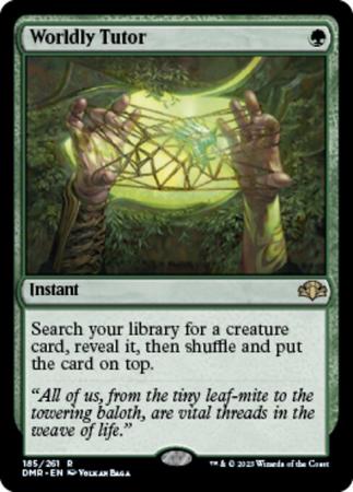 Worldly Tutor 185/261 – Troll and Toad
