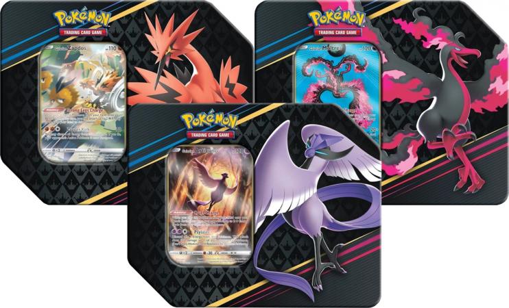 Crown Zenith Galarian Legendary Birds Set of 3 Tins (Pokemon) – Troll ...