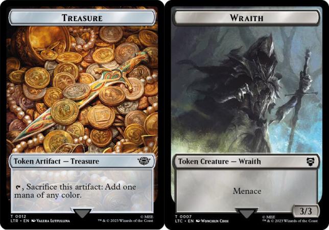 Treasure 0012 // Wraith 0007 Double Sided token – Troll and Toad
