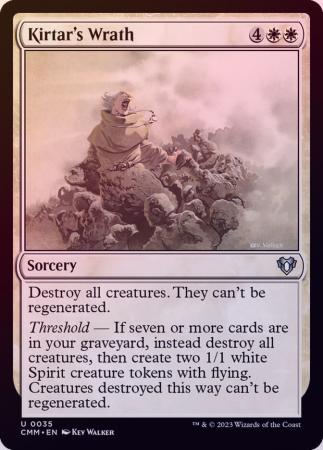 Kirtar's Wrath 0035 - Foil – Troll and Toad