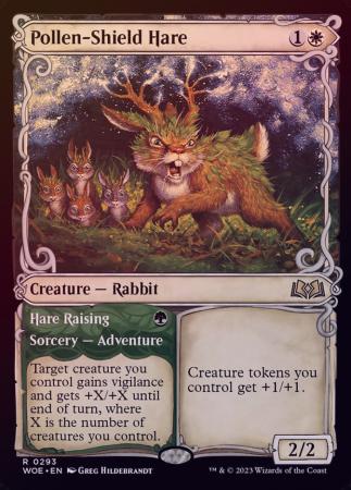 Pollen-Shield Hare 0293 Showcase - Foil – Troll and Toad
