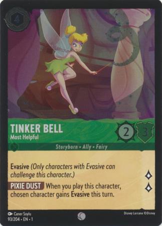 Tinker Bell - Most Helpful - 93/204 - Common Cold Foil – Troll and Toad