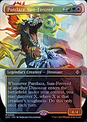 Pantlaza, Sun-Favored 0020 - Borderless Foil – Troll and Toad