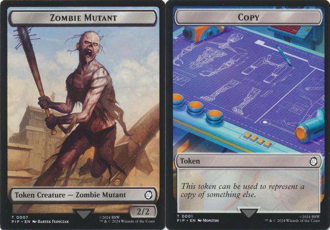 Zombie Mutant 0007 // Copy 0001 Double Sided Token – Troll and Toad