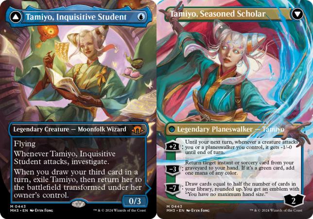Tamiyo, Inquisitive Student // Tamiyo, Seasoned Scholar 443 - Alt Art ...