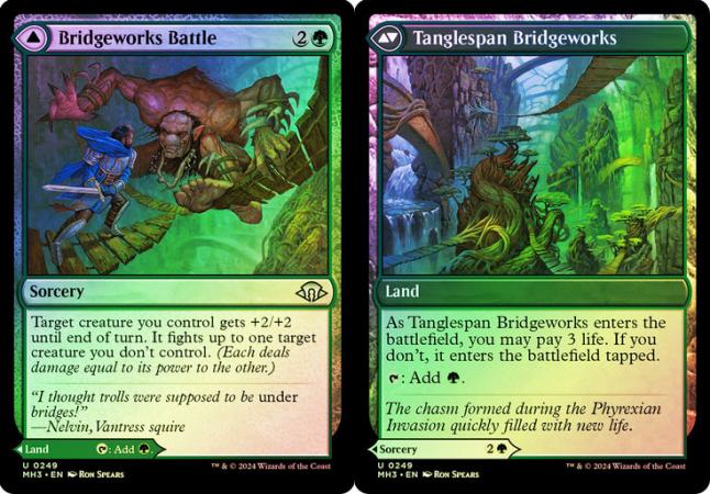 Bridgeworks Battle // Tanglespan Bridgeworks 249 - Foil – Troll and Toad
