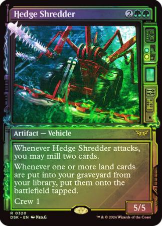 Hedge Shredder 320 - Showcase Foil – Troll and Toad