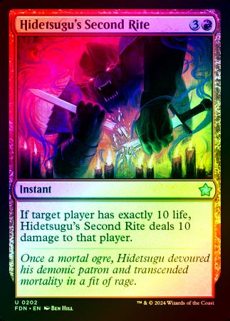 Hidetsugu's Second Rite - 0202 - Foil – Troll and Toad