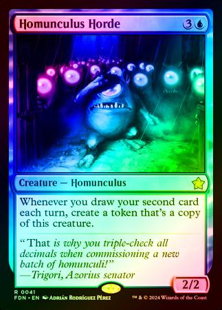 Homunculus Horde - 0041 - Foil – Troll and Toad