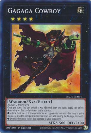 Gagaga Cowboy (RA04-EN064) - Quarter Century Stampede Super Rare 1st E ...