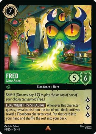 Fred - Giant-Sized - 098/204 - Rare – Troll and Toad