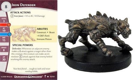 Iron Defender #36 Dungeons of Dread D&D Miniatures – Troll and Toad