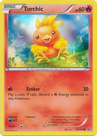 Torchic - 25/160 - Holo – Troll and Toad
