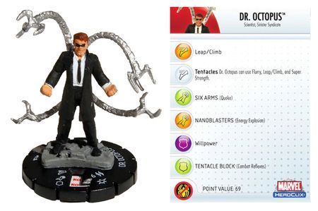 Dr. Octopus #034 Secret Invasion Marvel Heroclix – Troll and Toad