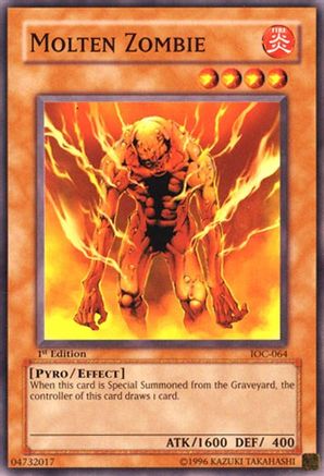 Molten Zombie (IOC-064) - Invasion of Chaos Common / Short Print Unlim ...
