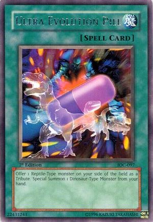 Ultra Evolution Pill (IOC-097) - Invasion of Chaos Rare 1st Edition ...