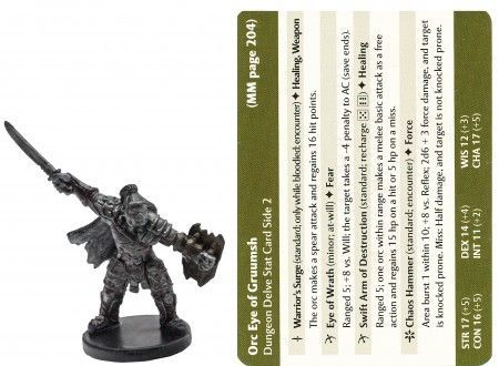 Orc Eye of Gruumsh #31 Dangerous Delves D&D Miniatures – Troll and Toad