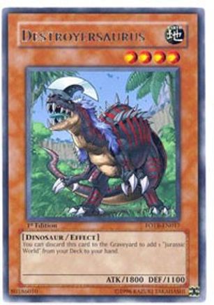 Destroyersaurus (FOTB-EN017) - Force of the Breaker Rare Unlimited ...
