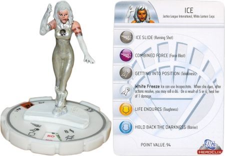 Ice (White Lantern) W-1 Chase Rare DC 75th Anniversary DC Heroclix ...