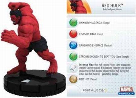 Red Hulk #028 Incredible Hulk Marvel Heroclix – Troll and Toad
