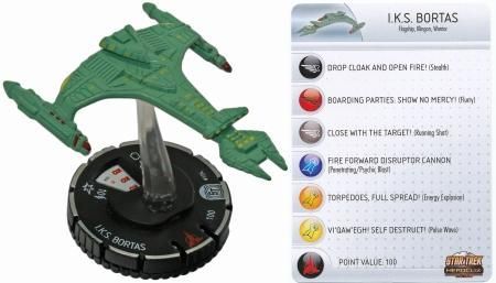 I.K.S. Bortas #104 Star Trek Tactics Starter Set Heroclix – Troll and Toad