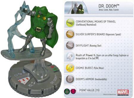Dr. Doom #046 Chase Rare Galactic Guardians Marvel Heroclix – Troll and ...