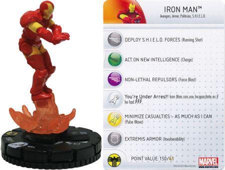 Iron Man #201 Marvel Chaos War Gravity Feed Marvel Heroclix – Troll and ...