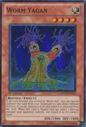 Worm Yagan (HA03-EN055) - Hidden Arsenal 3 Super Rare Unlimited – Troll ...