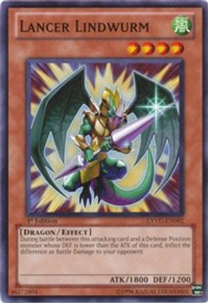 Lancer Lindwurm (EXVC-EN092) - Extreme Victory Common / Short Print Un ...