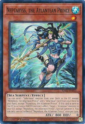 Neptabyss, the Atlantean Prince (RA03-EN013) - Quarter Century Bonanza ...