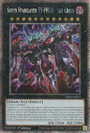 Super Starslayer TY-PHON - Sky Crisis (Platinum Secret Rare) (RA04-EN0 ...