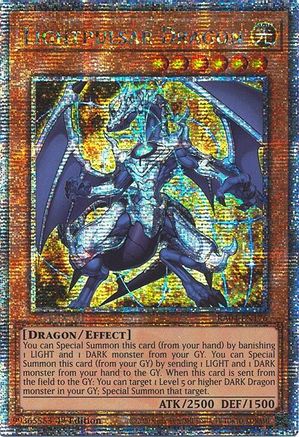 Lightpulsar Dragon (Quarter Century Secret Rare) (RA04-EN176) - Quarte ...