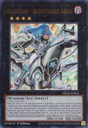 Argostars - Adventurous Arion (DUAD-EN045) - Duelist's Advance Ultra R – Troll and Toad