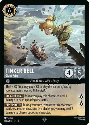 Tinker Bell - Giant Fairy (188/204) - Fabled – Troll and Toad