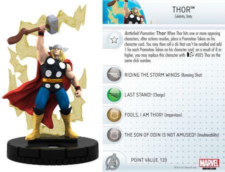 Thor #016 Marvel 10th Anniversary Marvel Heroclix – Troll and Toad