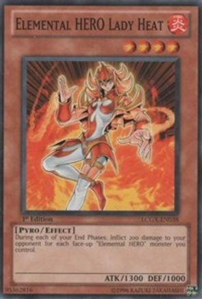 Elemental Hero Lady Heat (PP02-EN008) - Premium Pack 2 Secret Rare Unl ...
