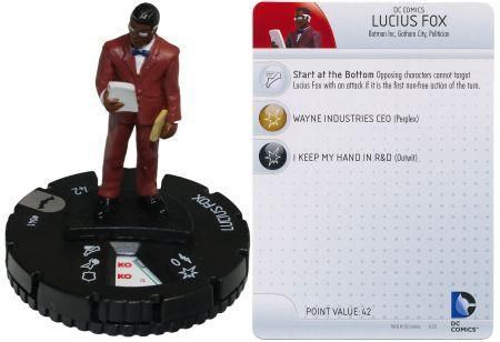 Lucius Fox #041 Batman DC Heroclix – Troll and Toad