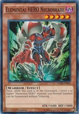 Elemental HERO Necroshade (SDHS-EN010) - Structure Deck: HERO Strike C ...